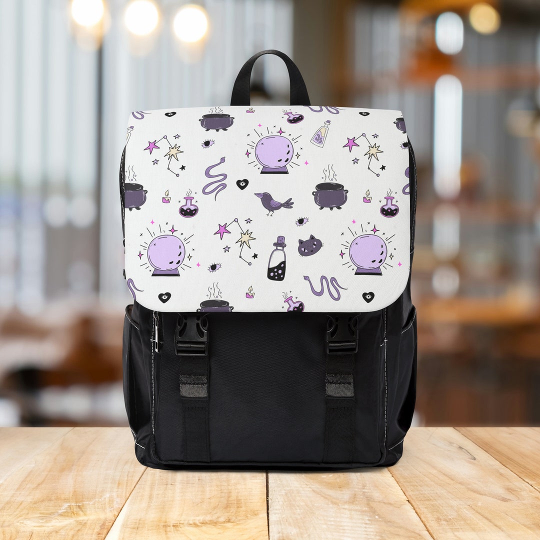 Witch Aesthetic Crystal Ball Unisex Casual Shoulder Backpack Witchcore ...