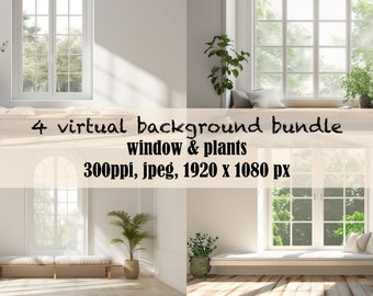 Virtual Background Pack, Professional & Stylish Zoom Backdrops for Home ...