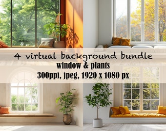 Virtual Background Pack, Professional & Stylish Zoom Backdrops for Home ...