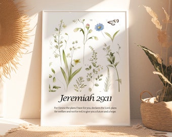 James 5:16 Bible Verse Poster | Boho Bible Verse Print | Vintage ...