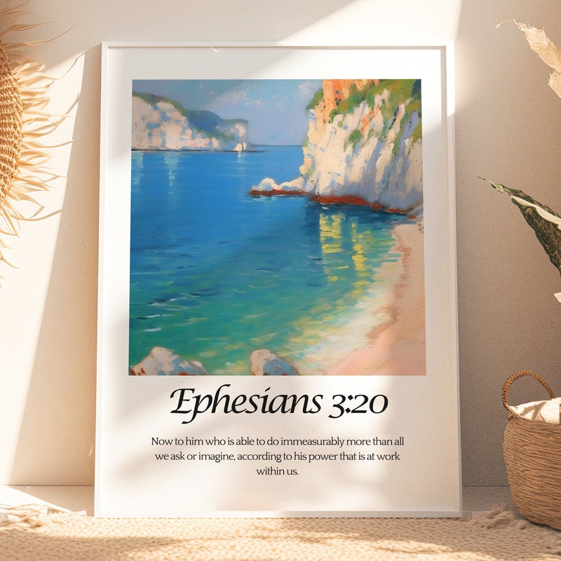 Bible Verse Poster - Etsy