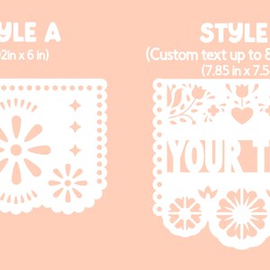 Custom Papel Picado Birthday Decor Garland Fiesta Party Decoration ...