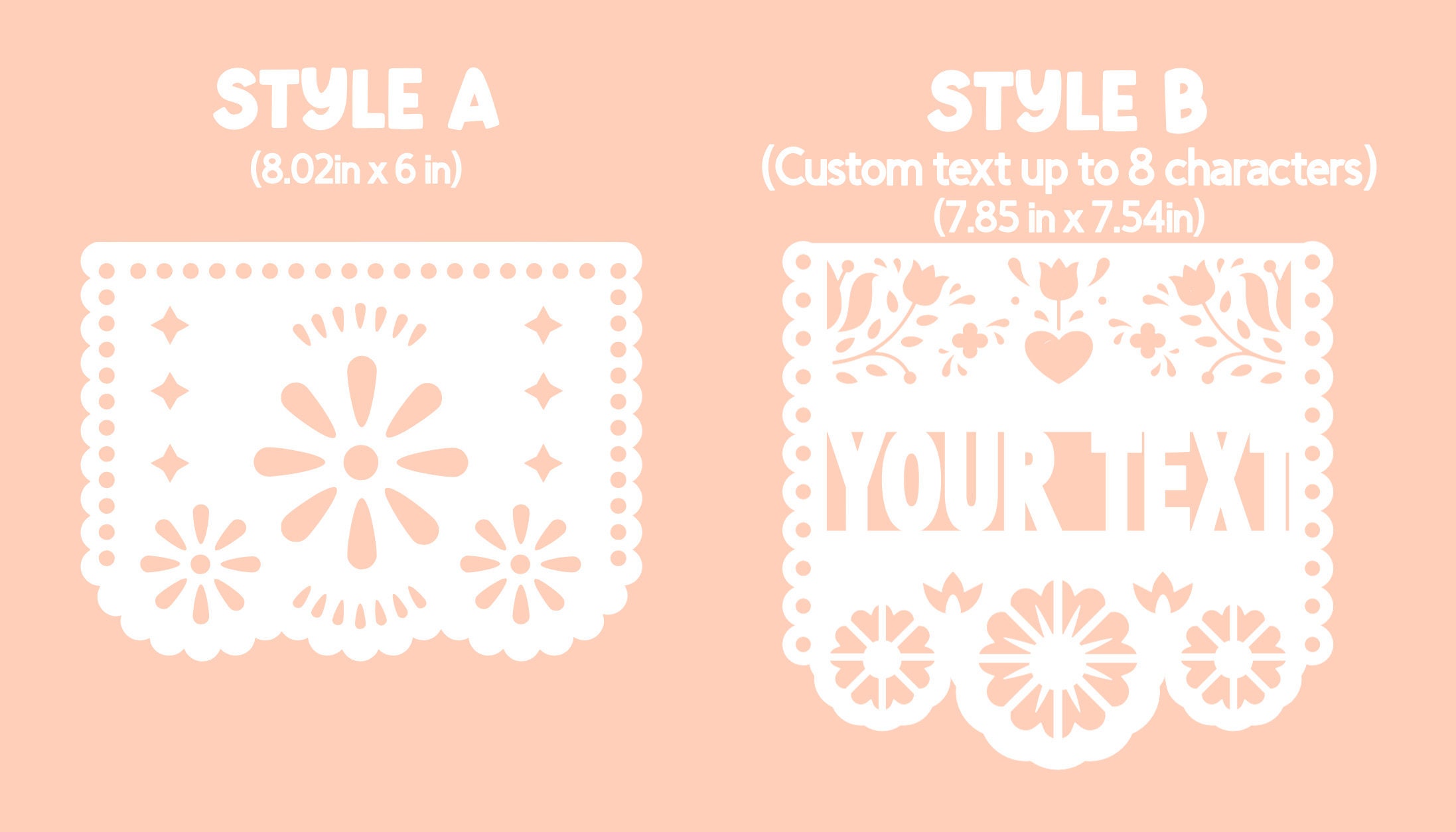 Custom Papel Picado Birthday Decor Garland Fiesta Party Decoration ...