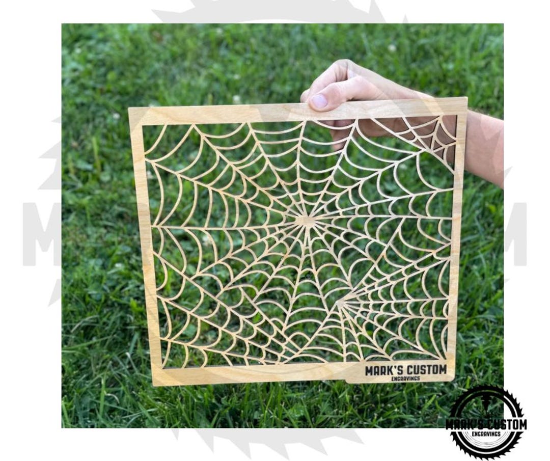 Spider Web Bleaching Stencil - Etsy