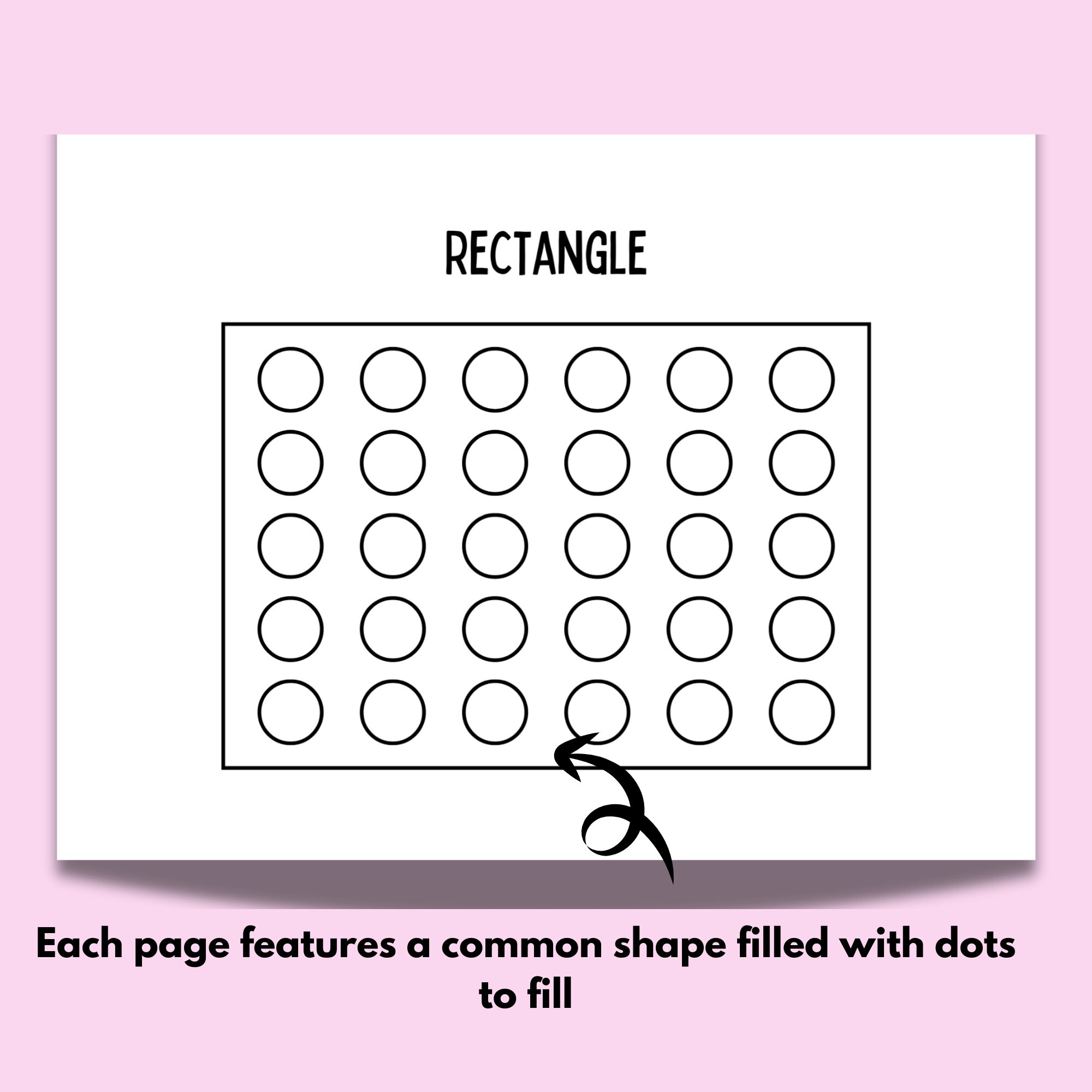 Shape Dot Marker Activity for Toddlers and Preschoolers (digital ...