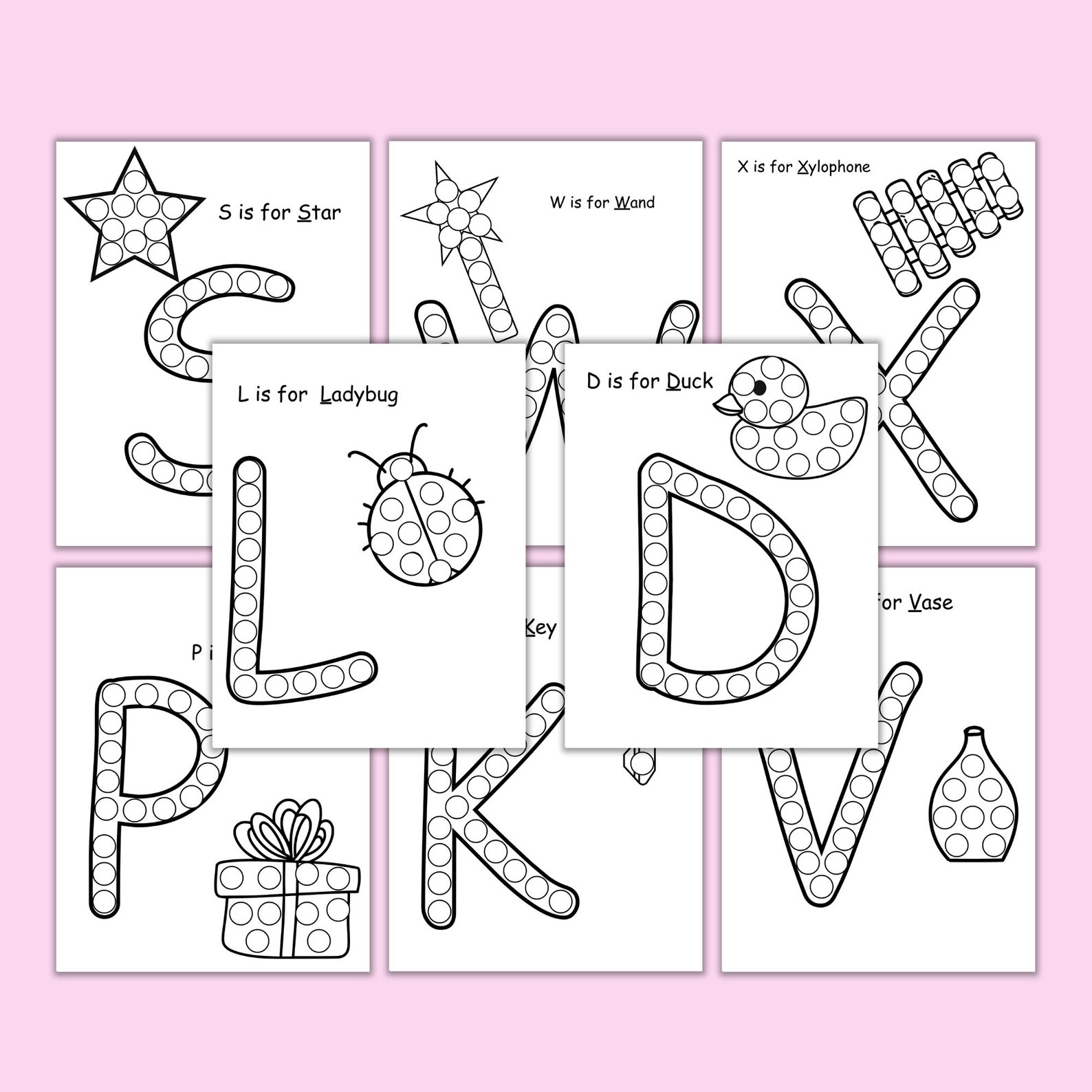 Alphabet Dot Marker Activity, Alphabet Bingo Dauber Activity, Alphabet ...