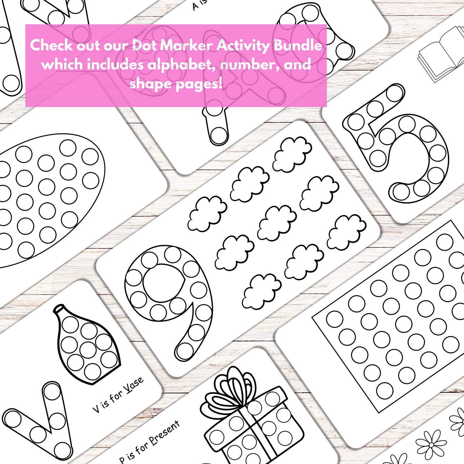 Shape Dot Marker Activity for Toddlers and Preschoolers (digital ...