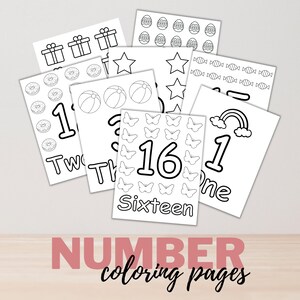 Prek Coloring Bundle, Alphabet Coloring Pages, Number Coloring Pages ...