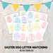 Easter Egg Alphabet Matching, Easter Printable, Alphabet Case Matching ...