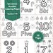 Christmas Number Coloring Pages 1-10: Printable Toddler Activity ...