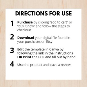 Family Important Information Printable, Emergency Information Sheet ...