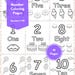 Number Coloring Pages 1-10, Sweets Coloring Pages, Prek Activity ...