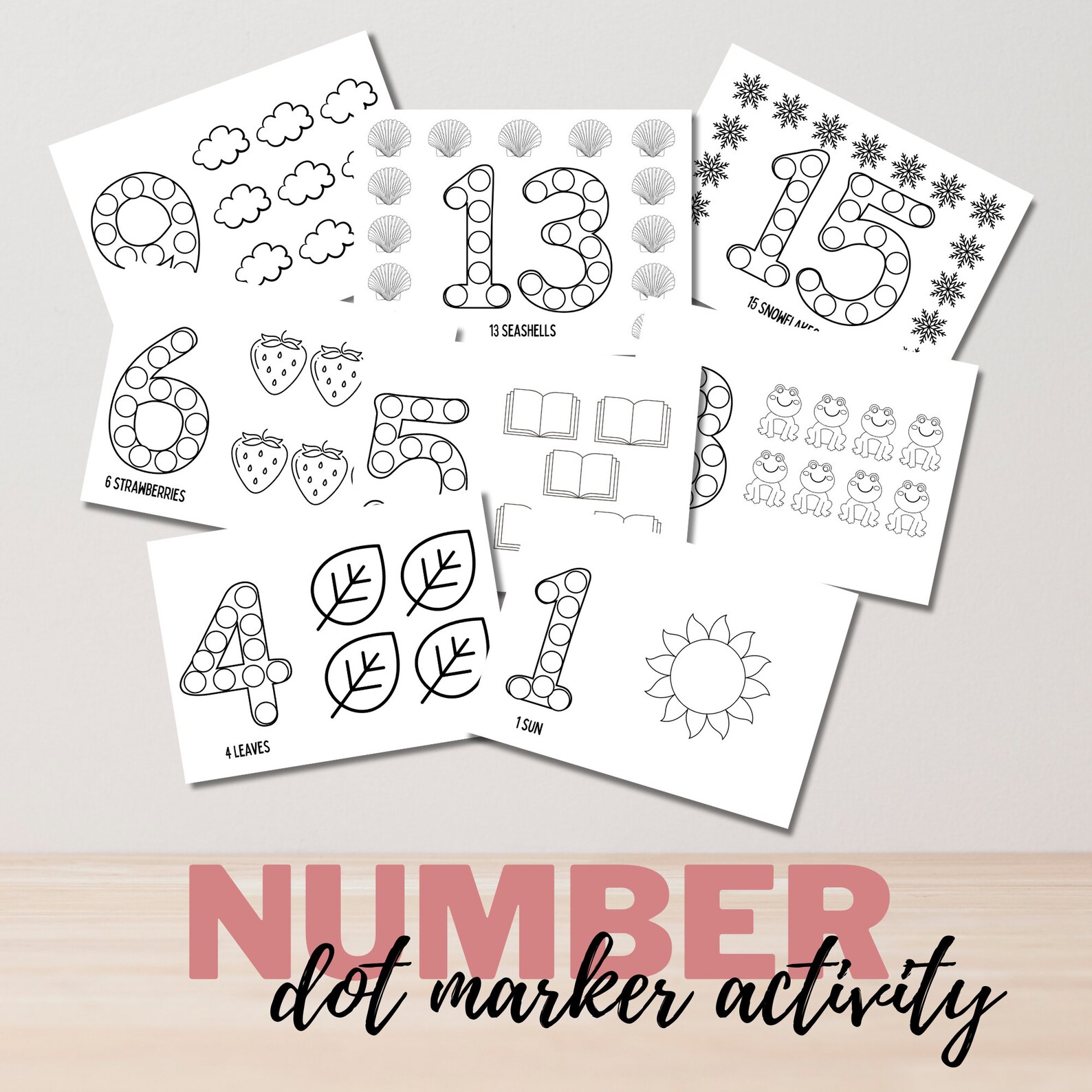 Dot Marker Activity Bundle, Alphabet Activity, Numbers Activity, Shape ...