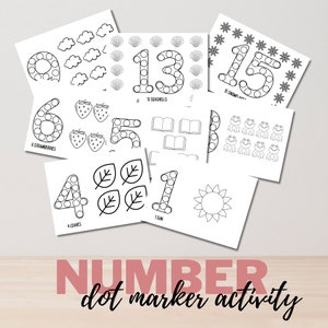 Dot Marker Activity Bundle, Alphabet Activity, Numbers Activity, Shape ...