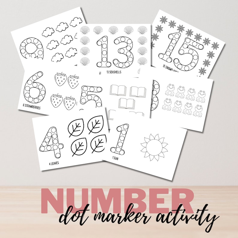 Dot Marker Activity Bundle, Alphabet Activity, Numbers Activity, Shape ...