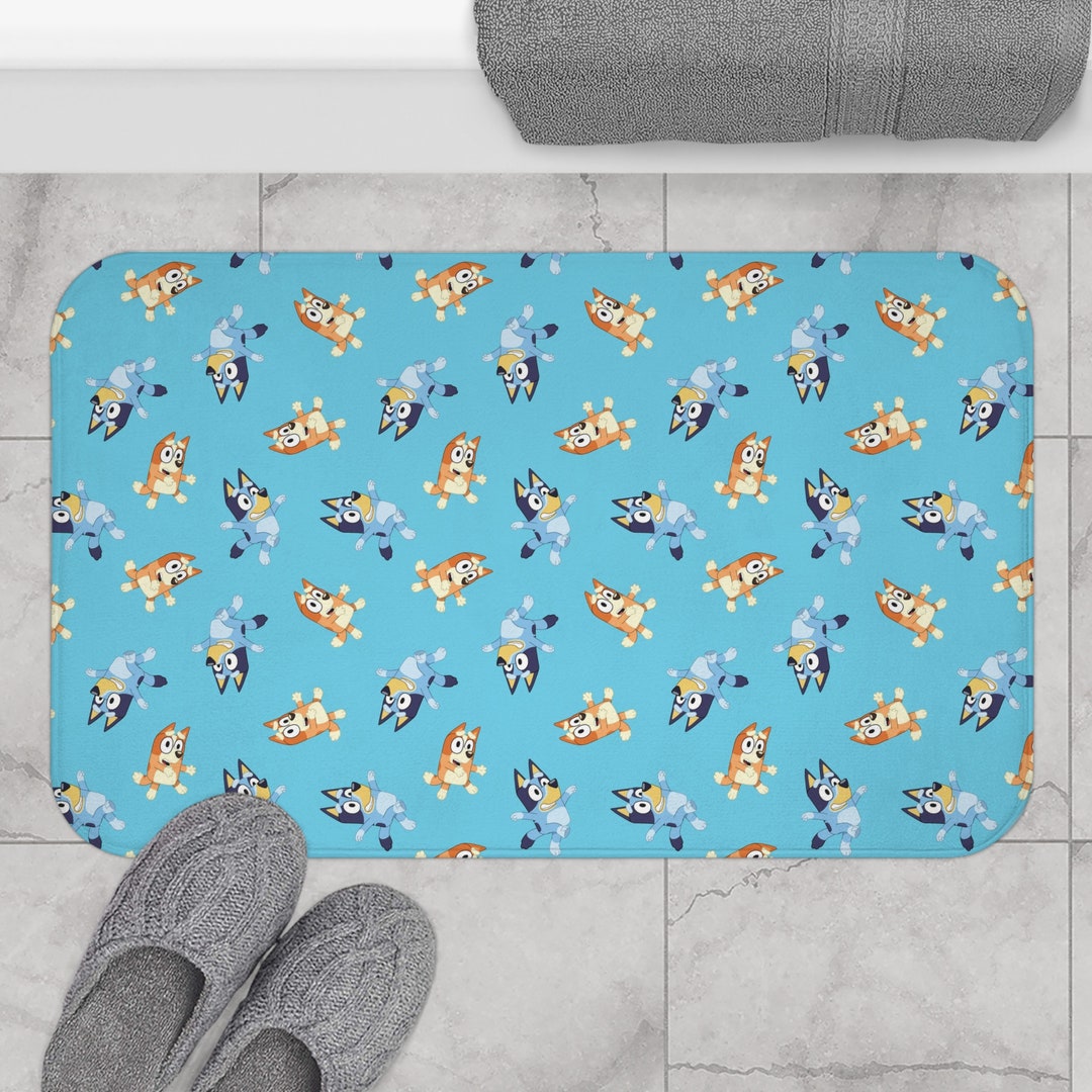 Bluey Kids Bath Mat - Etsy