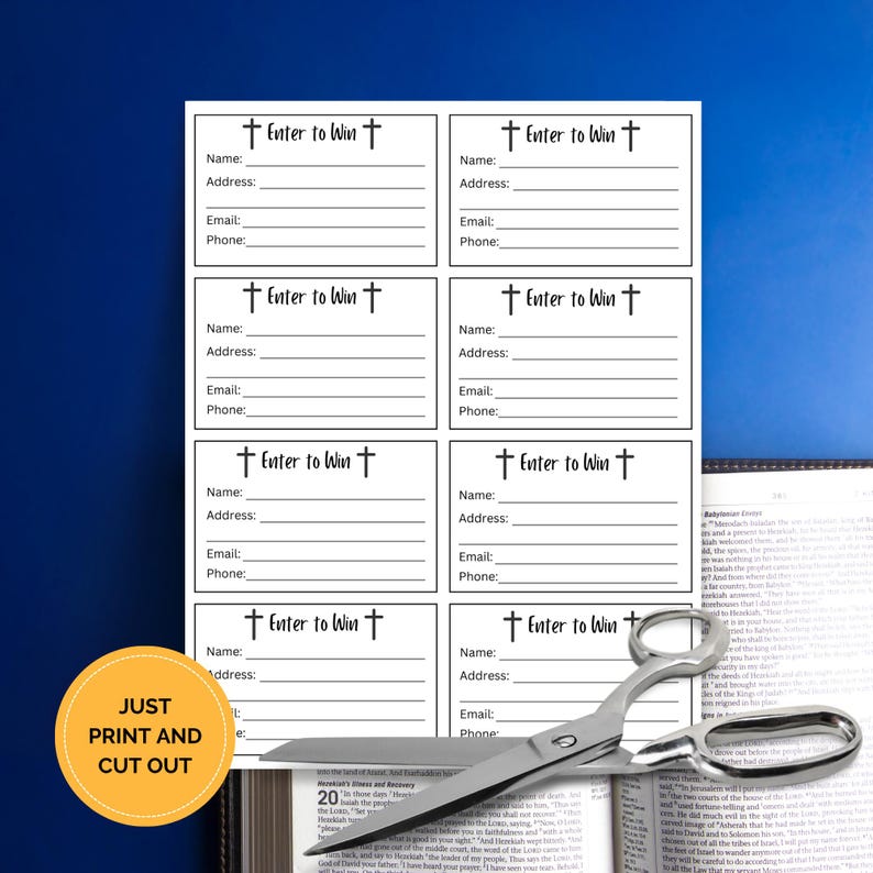Printable Church Raffle Ticket Template, Fundraising Event Ideas ...