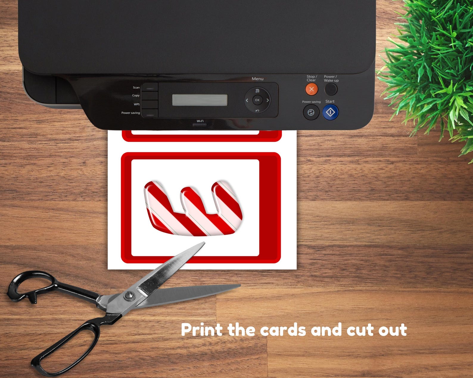 Printable Christmas Alphabet Flash Cards for Kids With Bonus Number ...