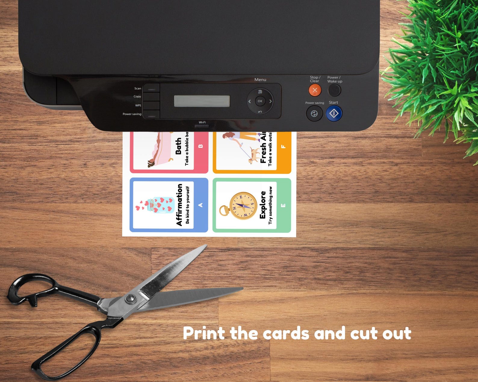 Printable A-Z Self Care Flashcards for Kids or Adults, Wellness ...