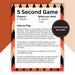 Printable Halloween 5 Second Game for Team Building Icebreakers and ...