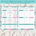 Printable Travel Essentials Packing Checklist- Vibrant Miami Beach ...