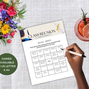 Printable Class Reunion Games, Reunion Party Game, High School Reunion ...