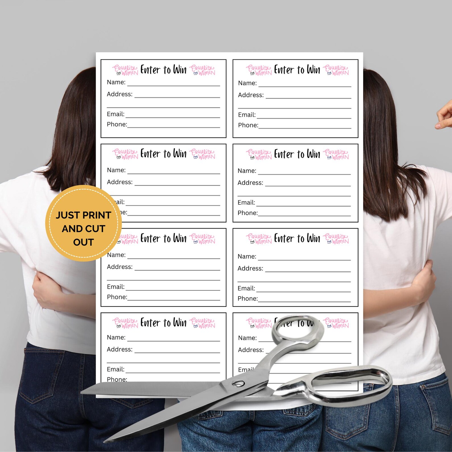 Editable Women's History Month Raffle Ticket Template, International ...