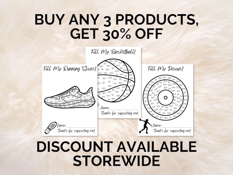 Printable Cross Country Running Fundraising Bundle: Fill My Running ...