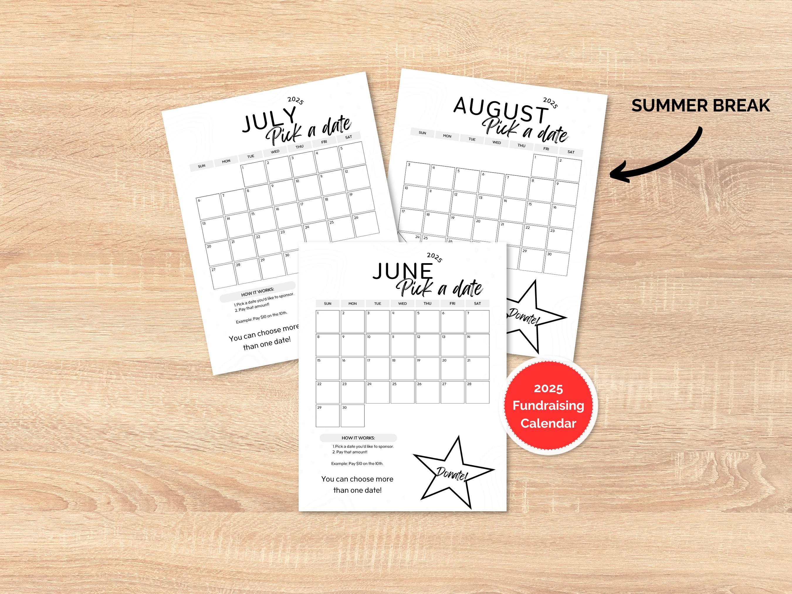 Printable Marching Band Fundraiser Bundle: Pick a Date Donation ...