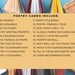 Ultimate Printable Poetry Games Bundle: Icebreakers, Puzzles, Questions ...