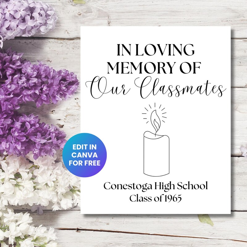 Reunion Memorial Table - Etsy