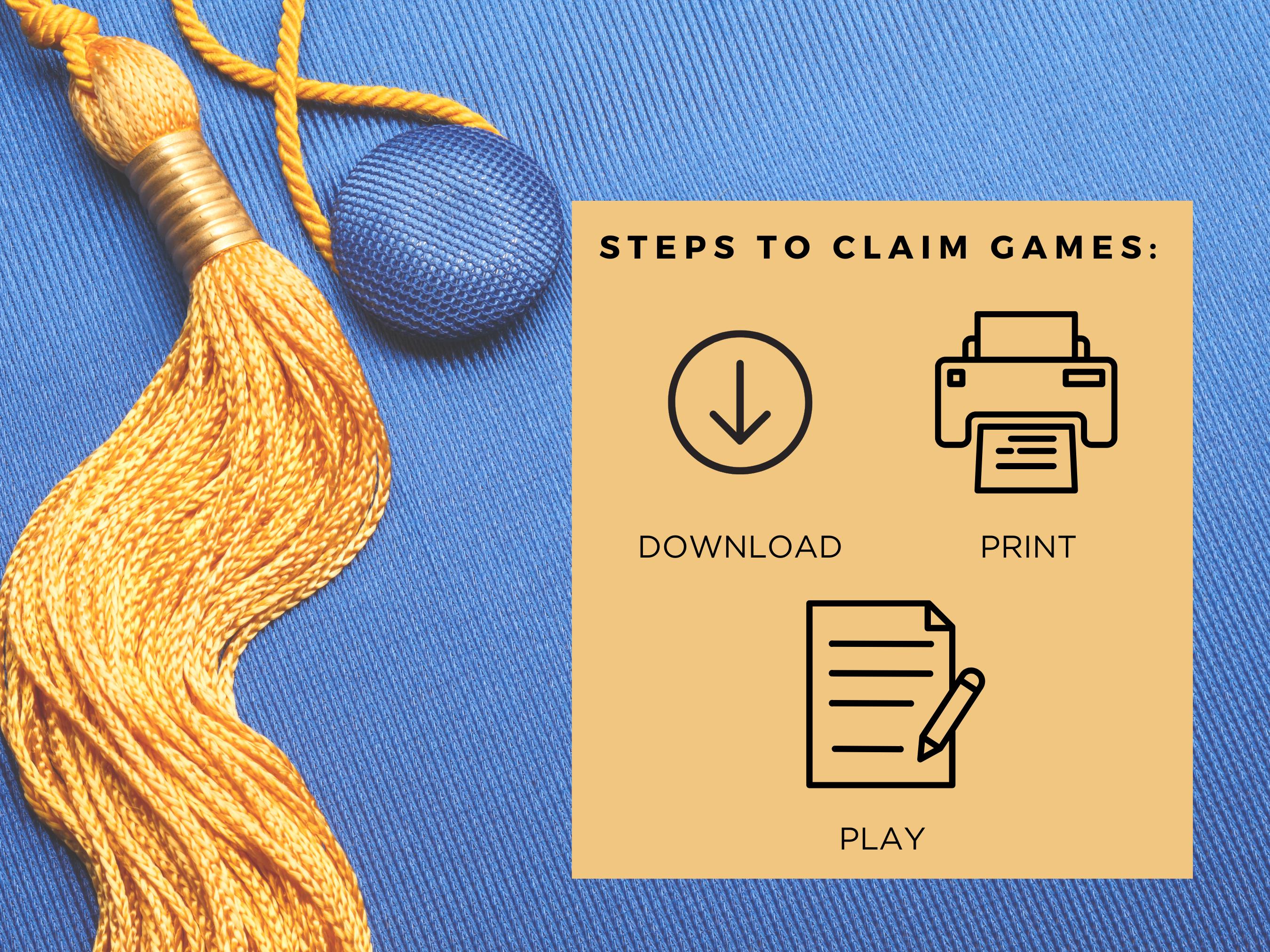 Printable Class of 2005 Class Reunion Games, High School Reunion, 20th ...