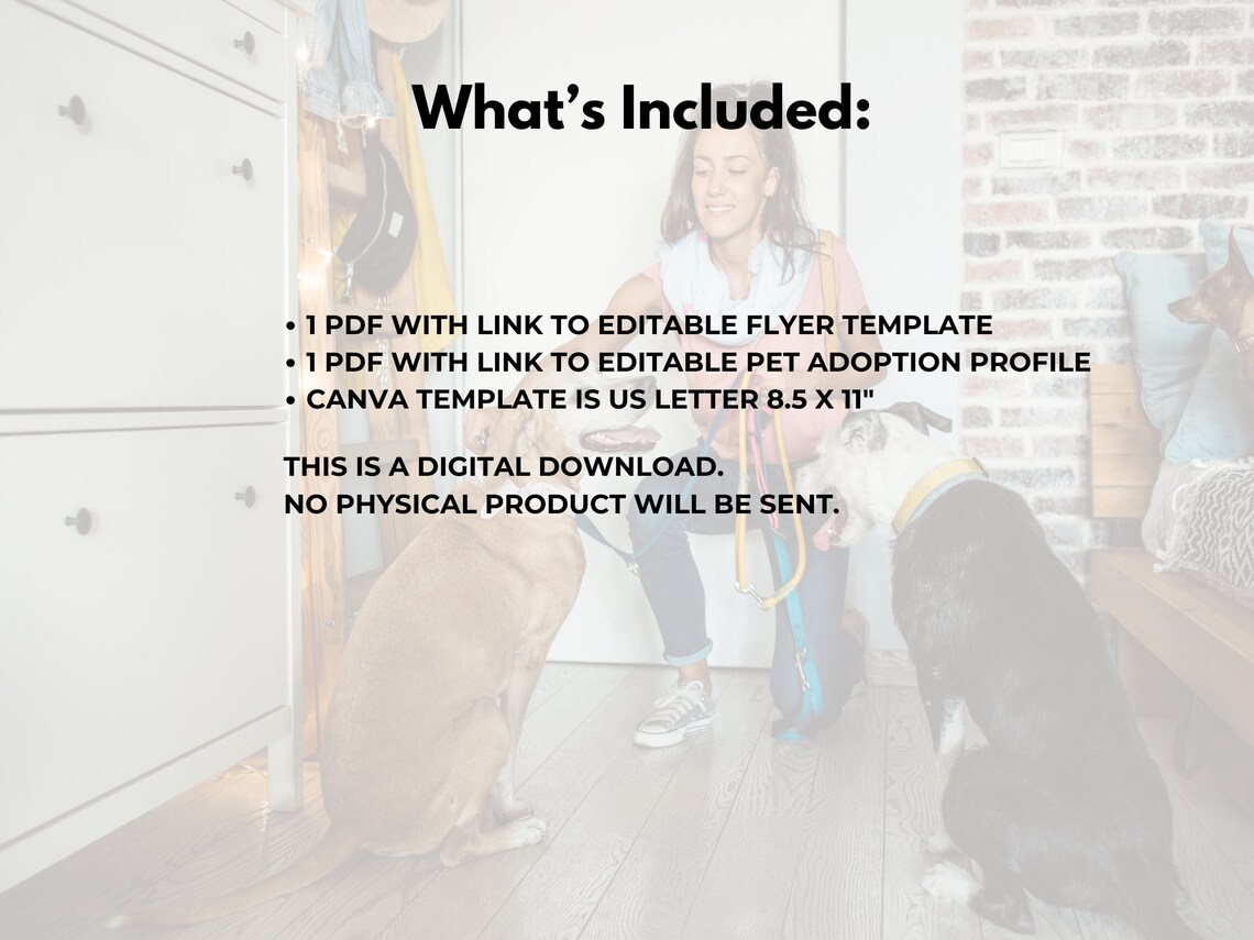 Editable Cat Adoption Event Tear off Flyer, Nonprofit Animal Shelter ...