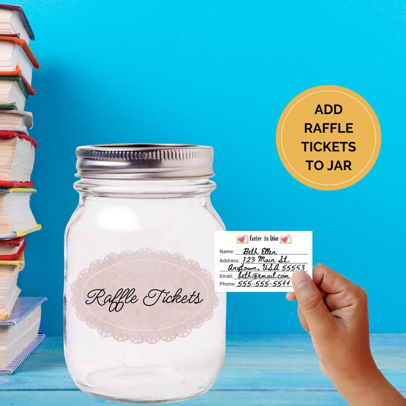 Editable Book Raffle Ticket Template, Spirit Week Fundraising Event ...