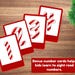 Printable Christmas Alphabet Flash Cards for Kids With Bonus Number ...