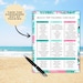 Printable Travel Essentials Packing Checklist- Vibrant Miami Beach ...
