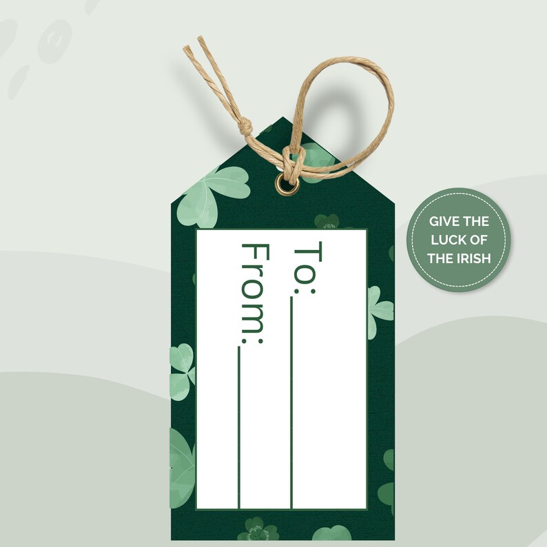 Printable St Patricks Day Gift Tags, Leprechaun Bait, St Patricks Day ...