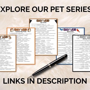 Printable Crazy Weird Bird Nerd Trivia Game, Pub Trivia, Icebreaker ...