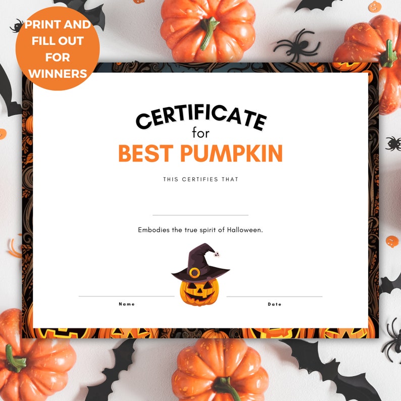 Printable Pumpkin Carving Contest Package With Pumpkin Carving Contest ...