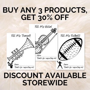 Printable Marching Band Fundraiser Bundle: Pick a Date Donation ...