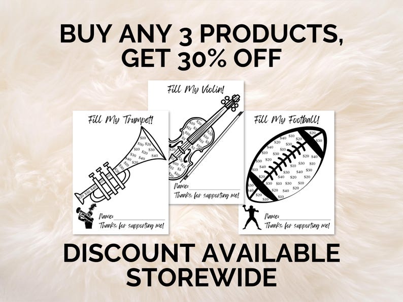 Printable Marching Band Fundraiser Bundle: Pick a Date Donation ...