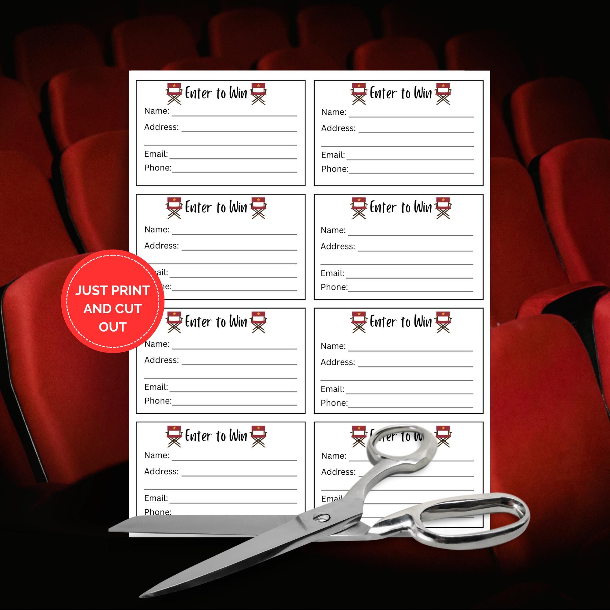 Editable Theater Raffle Ticket Template, Theatre Fundraising Event ...
