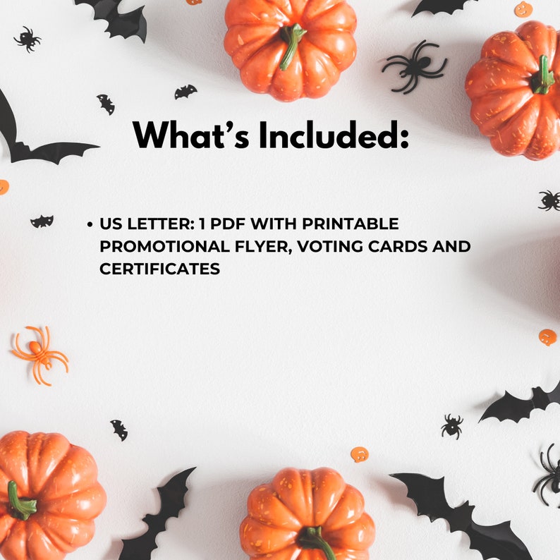 Printable Pumpkin Carving Contest Package With Pumpkin Carving Contest ...