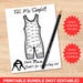 Printable Wrestling Fundraising Bundle: Fill My Singlet, Pick a Date ...