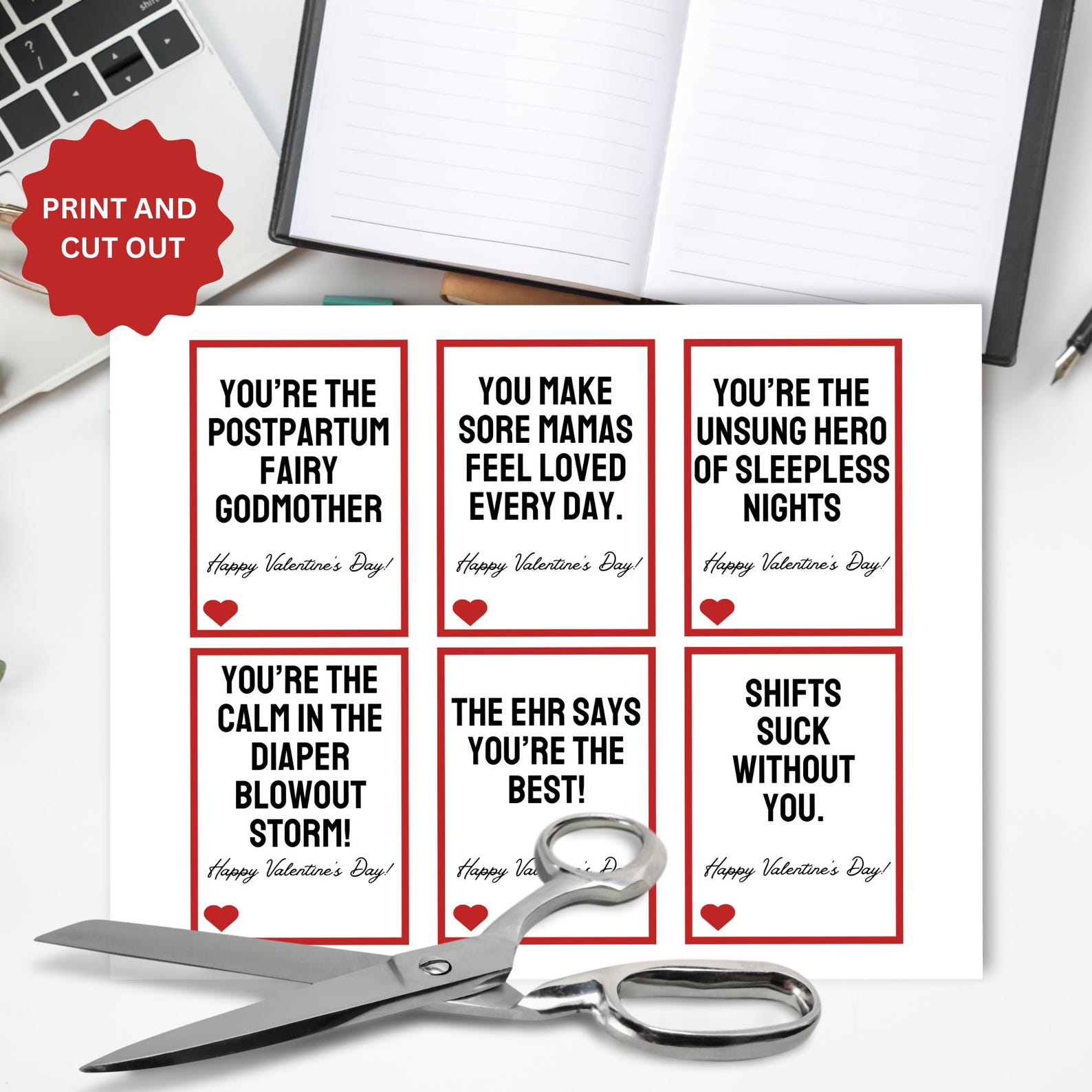 Printable Funny Medical Valentines for Labor and Delivery Nurses ...