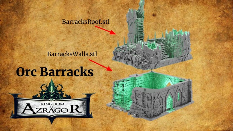 Orc Barracks Kingdom of Azragor - Etsy