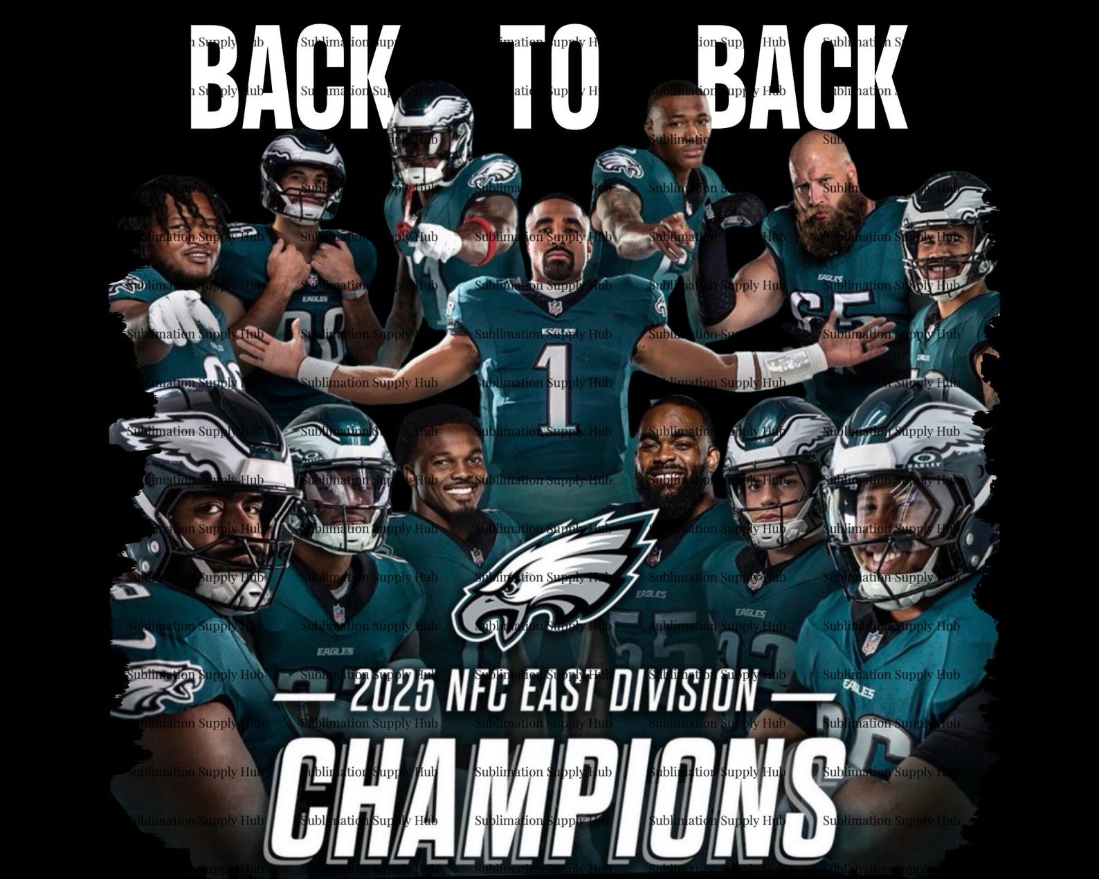 Inspired 2025 Phil Birds NFC East Back-to-back Champions PNG | Digital ...