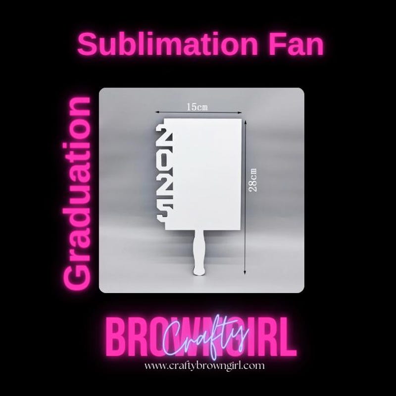Large Sublimation Blank Fans - Etsy