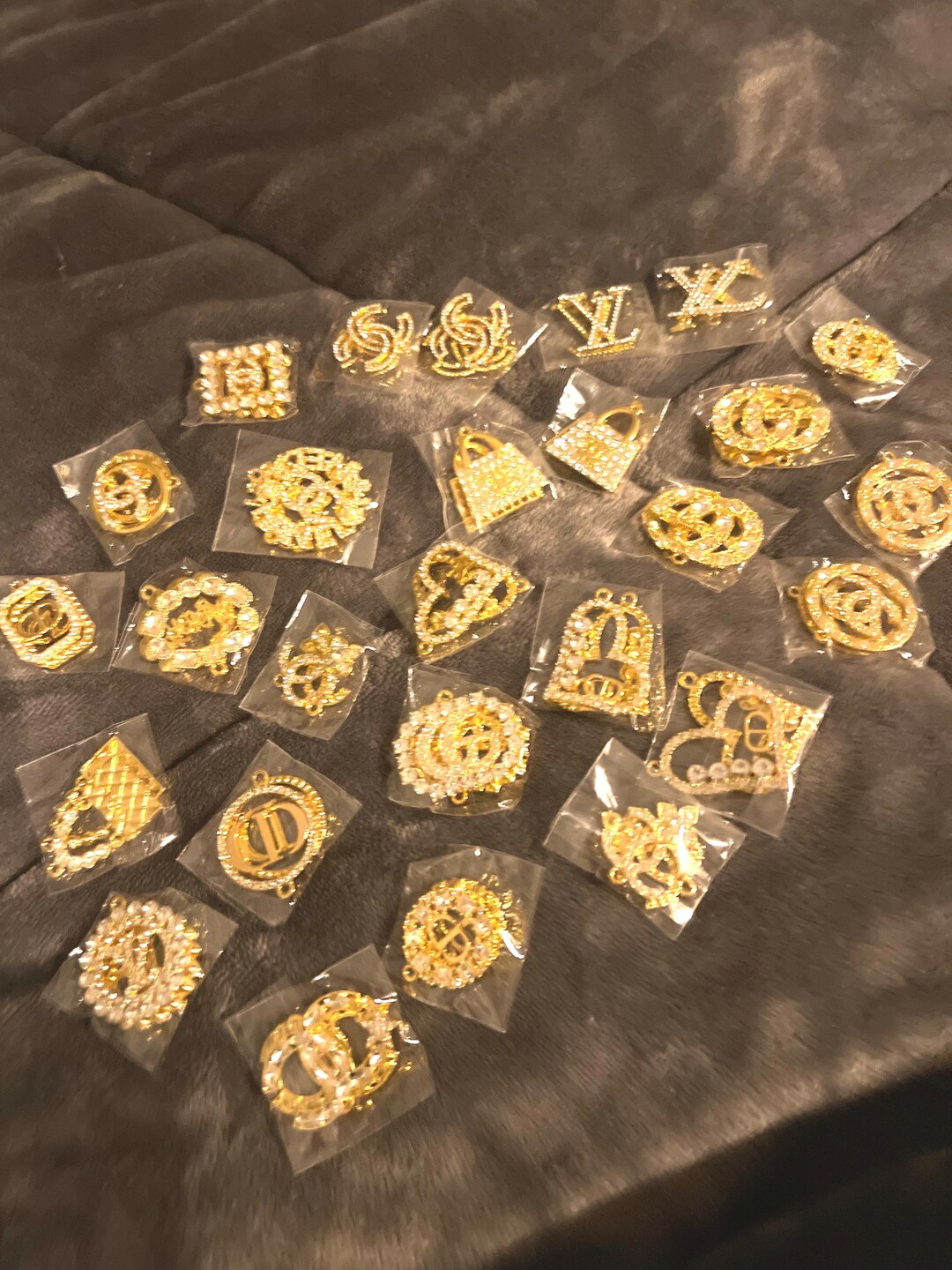 GOLD Designer Charms Elevate Your Style With Luxury - Etsy