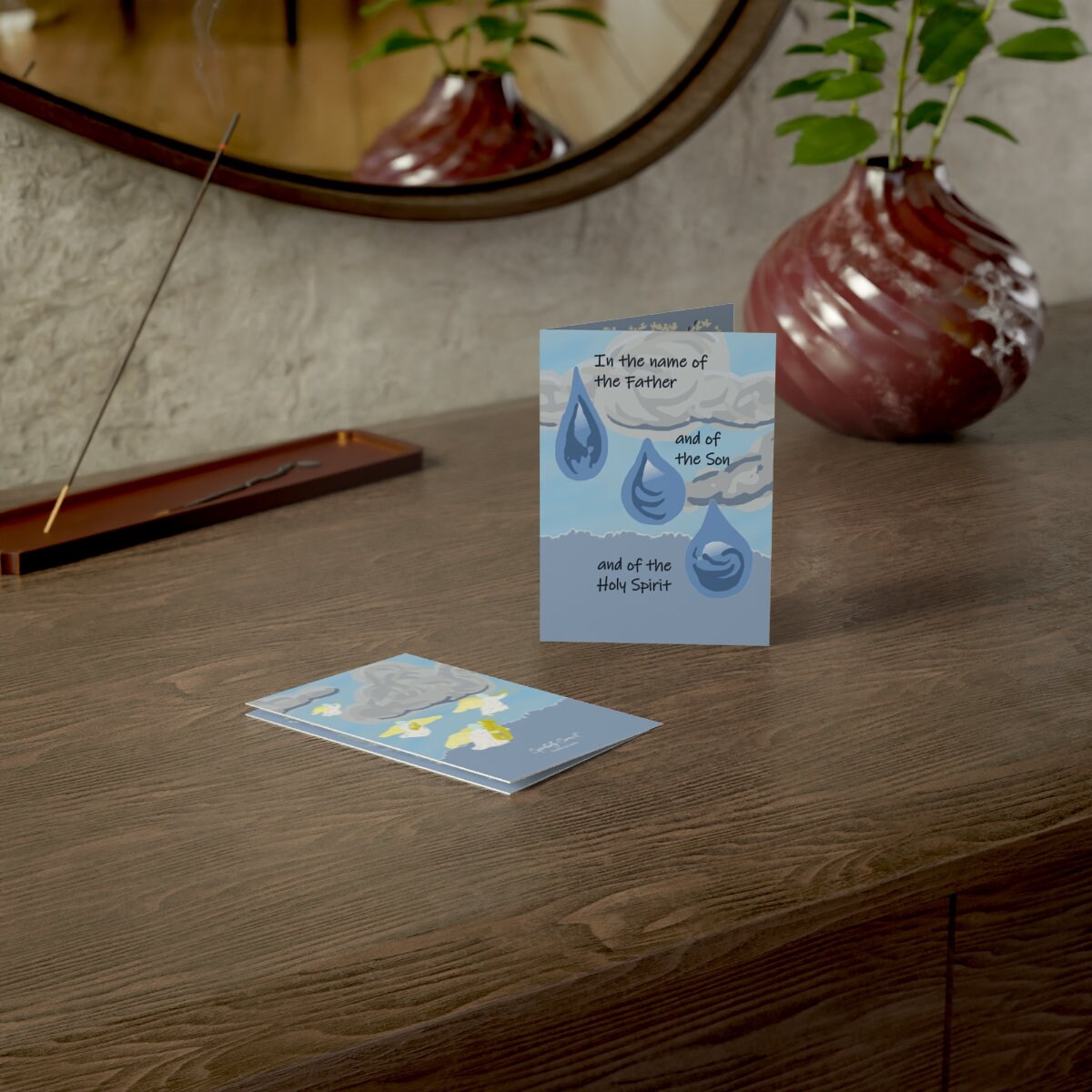 Baptismal Birthday Cards (1, 10, 30, and 50pcs) - Etsy